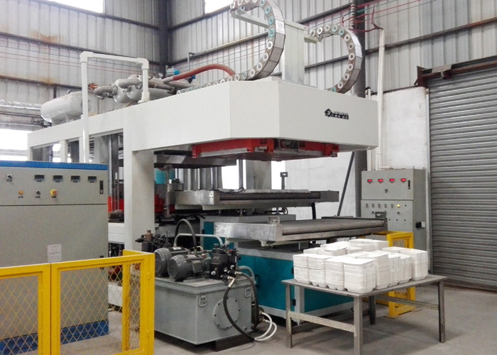 Thermoforming Moulding Pulp Paper Plate Making Machine High Speed