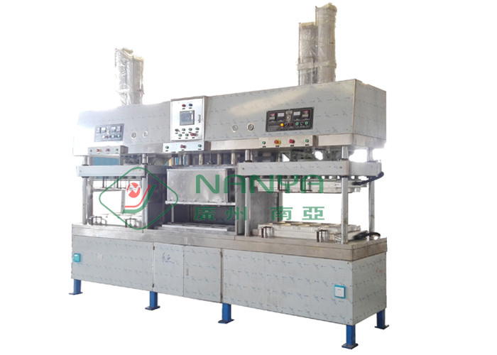 Vacuum suction Thermoforming Paper Plate Making Machine / Tableware ...
