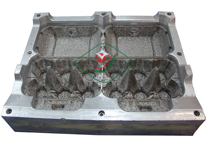 Aluminium Egg Box / Clam Shell Dies 6 Cavities Pulp Mould with High ...
