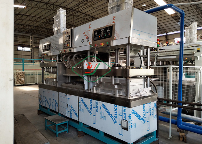 Tableware / Dishware Bagasse Fiber Pulp Molding Machine Semi Automatic