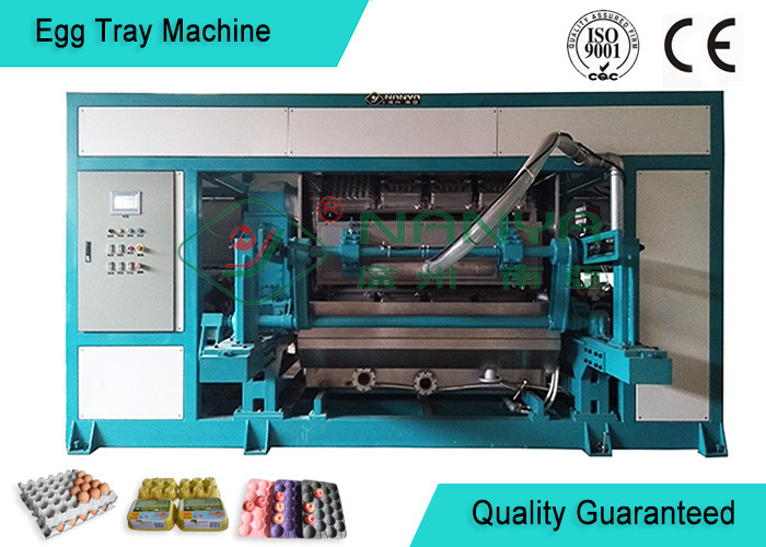 Powerful Automated Rotary Egg Tray / Fruit Tray Moulded Machine 4000pcs/h