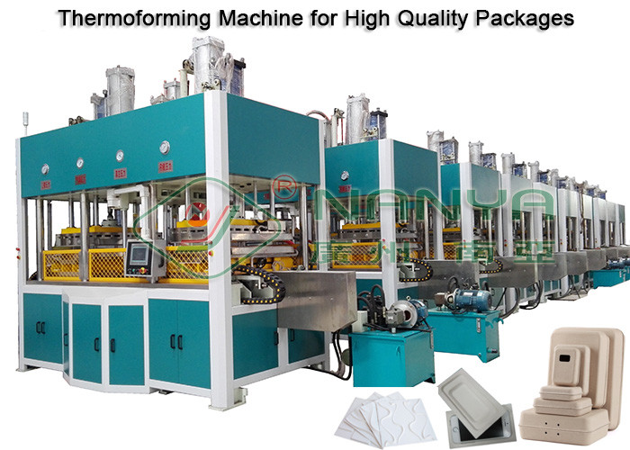 Paper Molded Pulp Machine Forming , Drying And Hot Press Shaping 150kg/h