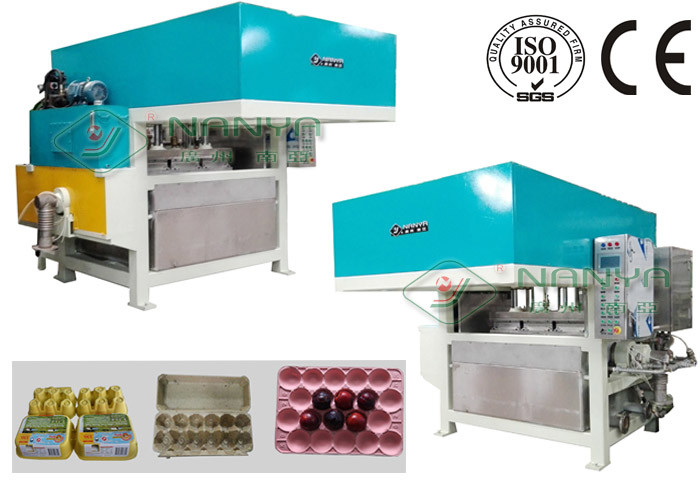PLC Control Single Layer 120kg/H Egg Carton Machine