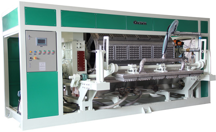 Energy Saving Automatic Rotary Egg Tray Machine with Six Layer Drying ...