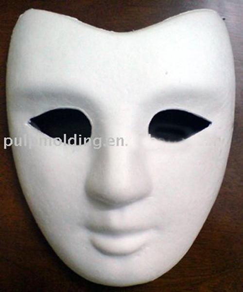 Pulp Molded Masks with Special Eye / Suitable in Party / Unleached