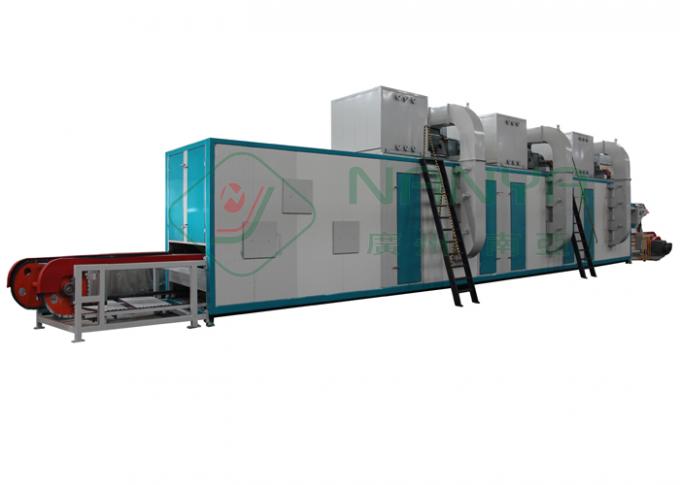 Flat Conveyor Paper Pulp Molding Production Line Dryer / Multiple ...