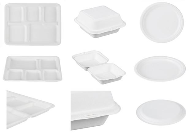 Disposable Takeaway Fast Food Paper Plates Making Machine 700 Pcs / Hour