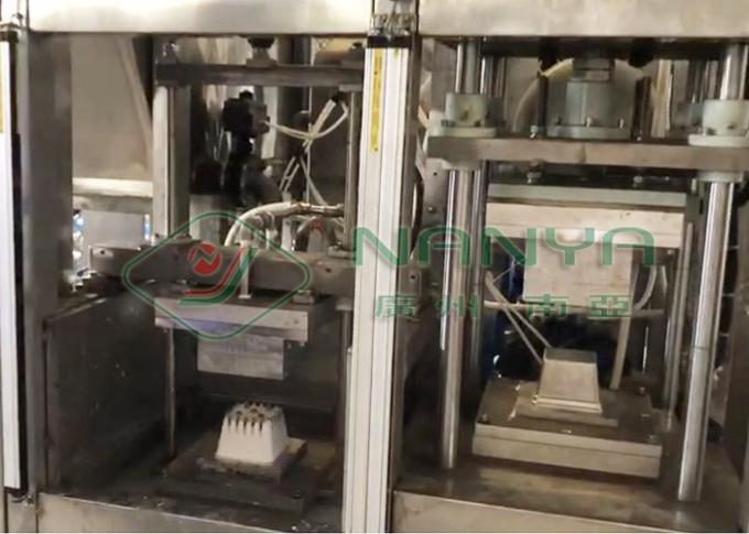 300*300mm Paper Pulp Molding Machine With Forming Hot Press