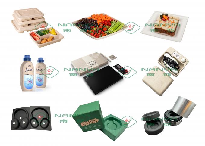 Paper Pulp Lunch Box Oval Bowl Molding Machine with Auto Robot